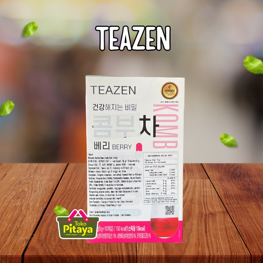Jual Teazen Kombucha Berry 50 gr | Shopee Indonesia