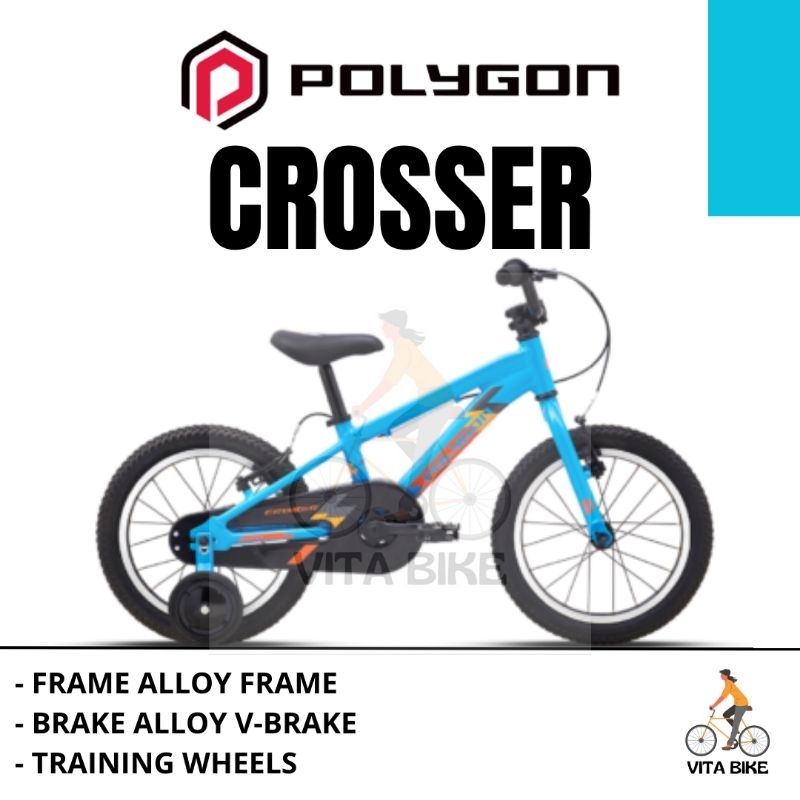 Jual Sepeda Anak Polygon Crosser 16 | Shopee Indonesia