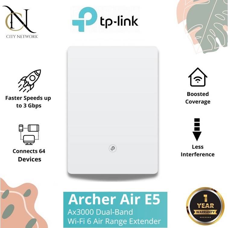 Jual TP-Link Archer Air E5 AX3000 Dual-Band Wi-Fi 6 Air Range Extender ...