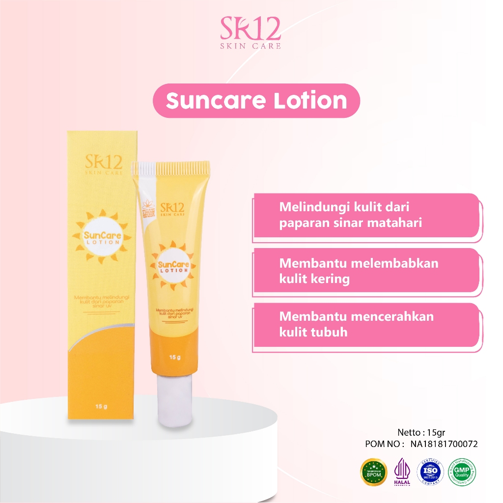 Jual SUNCARE BPOM SR12 / SUNBLOCK SPF 25++ / MENJAGA KULIT TETAP SEHAT ...