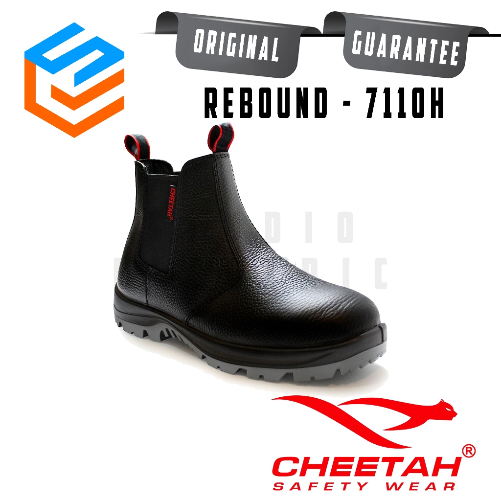 Jual Sepatu Kerja Cheetah 7110H / 7110 H Rebound Safety Shoes | Shopee ...