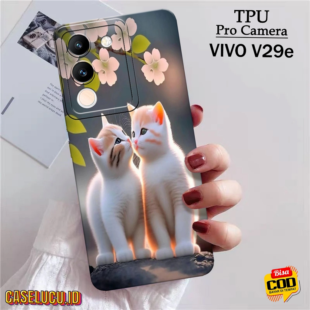 Jual Casing Hp Vivo V29e 2023 Terbaru - Fashion Case Kucing - Case Vivo ...