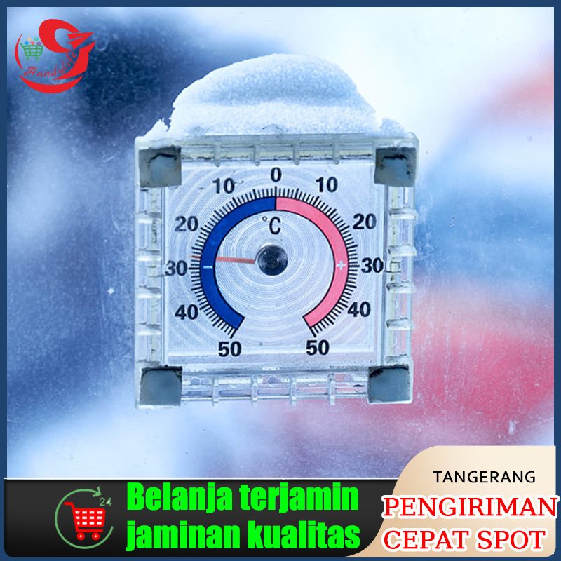 Jual Termometer Analog Ruangan Kabin Jendela Ruangan | Shopee Indonesia