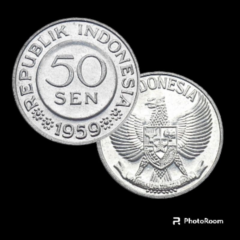 Jual KOIN KUNO 50 SEN GARUDA TAHUN 1959-1961 UNC GRESS | Shopee Indonesia
