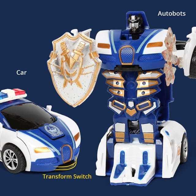 Jual ⚘FASHION88⚘Mainan Anak Mobil Robot Polisi Bisa Berubah Menjadi ...