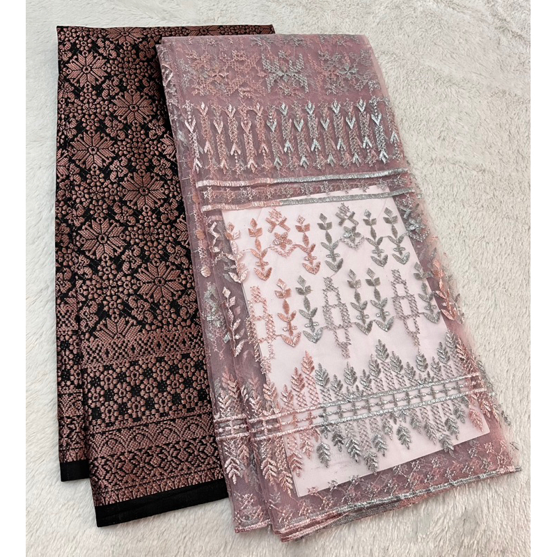 Jual Set/Paket Kain Tille Etnic & Songket / kain seragam Tile Sapto ...