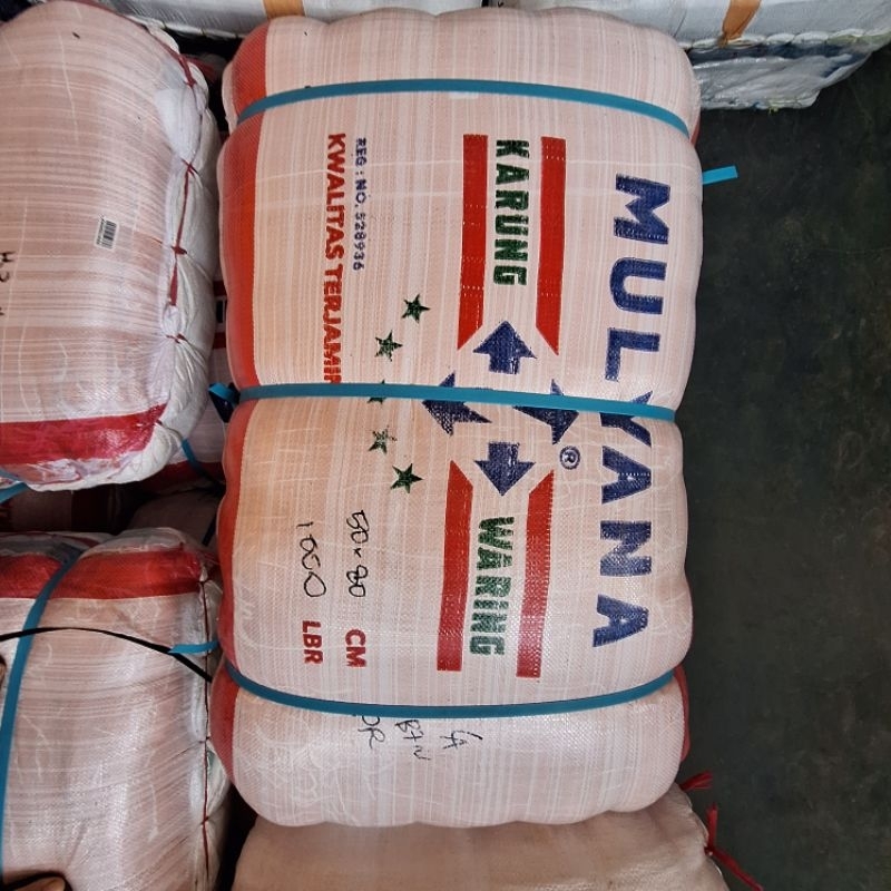 Jual Waring Sayur 50x80 merk Mulyana per 1 ball isi 1000 lembar ...