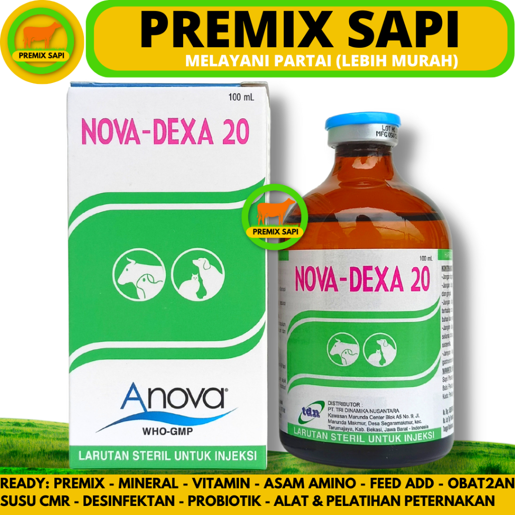 Jual NOVA DEXA 100ML - Obat Anti Inflamasi untuk Hewan | Shopee Indonesia