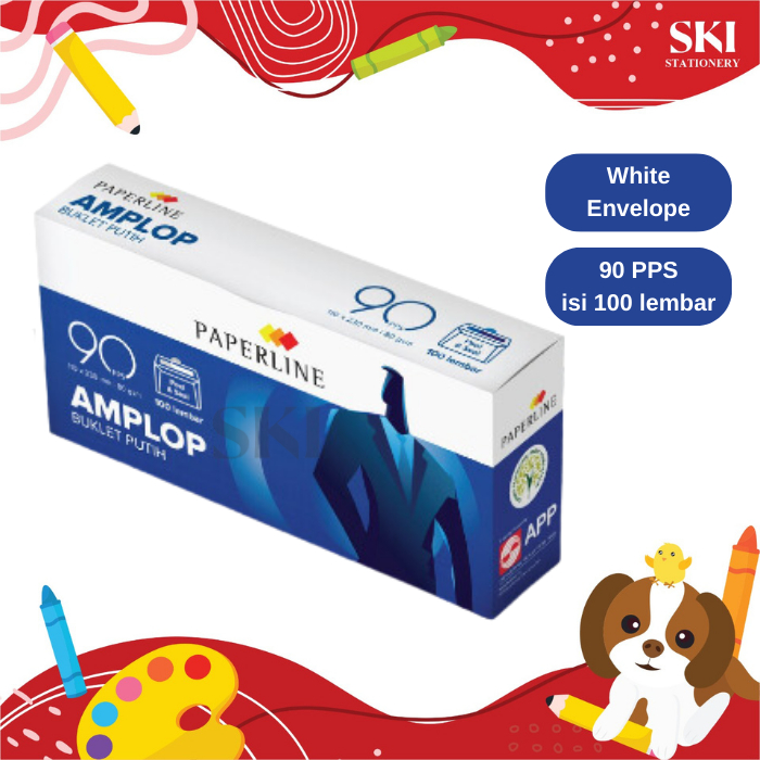 Jual Paperline Amplop Putih 90 PPS / PPL Amplop Kabinet 90 PPS | Shopee ...