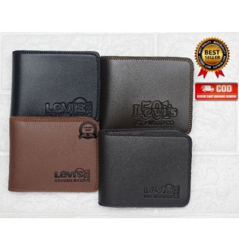 Jual Dompet kulit pria wanita lipat Dompet Lipat Distro | Shopee Indonesia