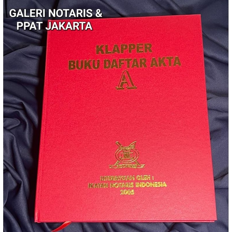 Jual Buku Klaper Daftar Akta Notaris Klaper Abjad Klaper Daftar Akta ...