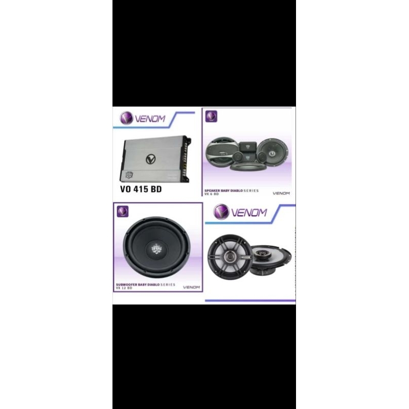 Jual Mitra Car Audio - Paket audio full venom baby diablo | Shopee ...