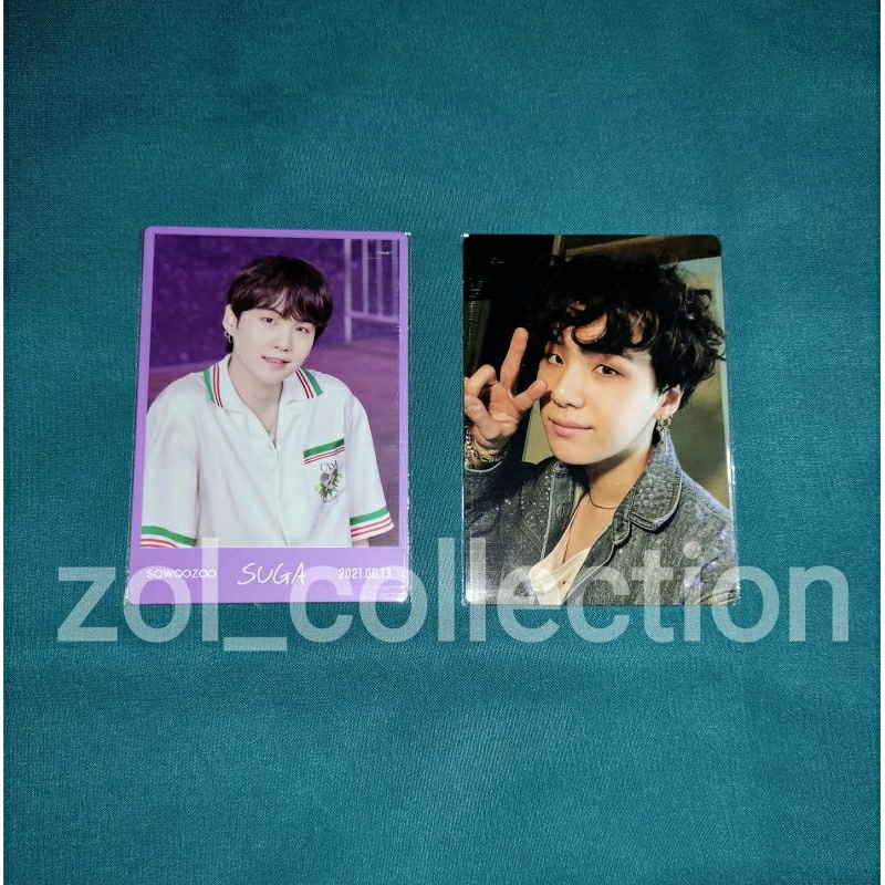 Jual Mini Photocard Suga Mini PC Yoongi Suga BTS sowoozoo ptd seoul ...