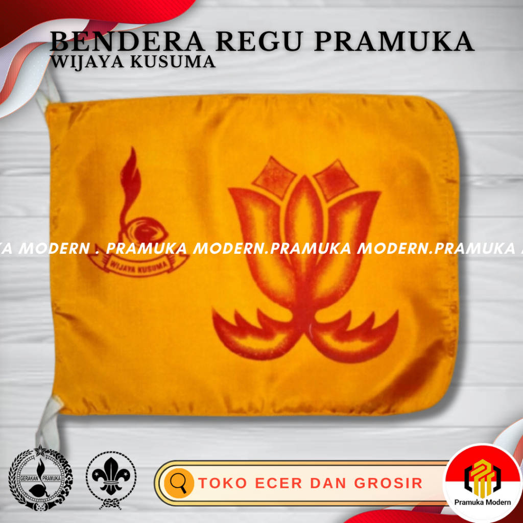 Jual Bendera regu wijaya kusuma / bendera regu putri wijaya kusuma ...