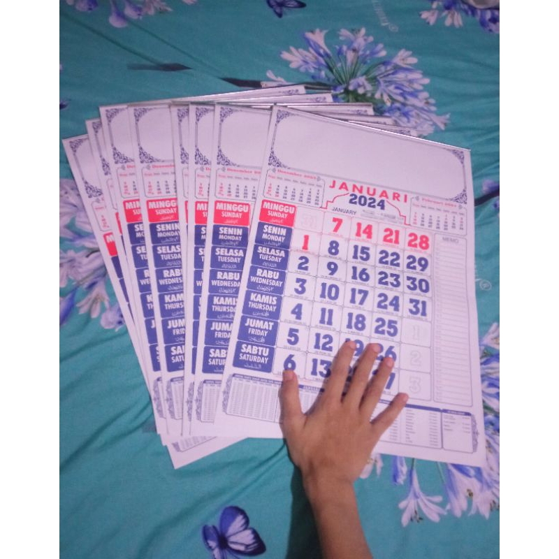 Jual Kalender dinding polos 2024 | Shopee Indonesia
