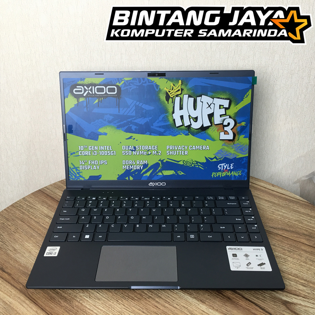 Jual Axioo MyBook Hype 3/Intel Core i3-1005G1/8GB/256GB/14"FHD/Win 11 | Shopee Indonesia