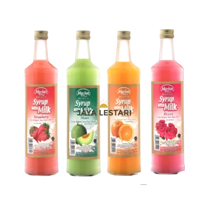 Jual Marjan Syrup With Milk (4 Varian Rasa) (460ml) | Shopee Indonesia