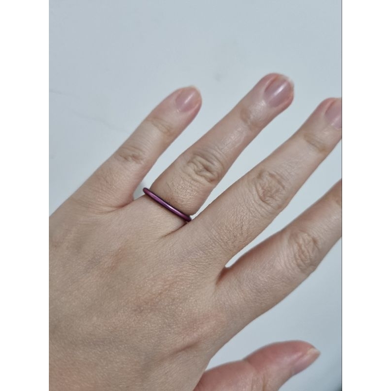 Jual PANDORA ME Shocking Purple Ring Preloved | Shopee Indonesia
