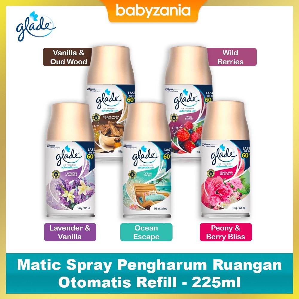Jual Glade Matic Spray Pengharum Ruangan Otomatis Refill 225 ml - Pilih Varian | Shopee Indonesia