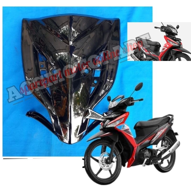 Jual cover Tebeng tameng depan Supra x 125 fi injeksen 2014-2019 kw ...