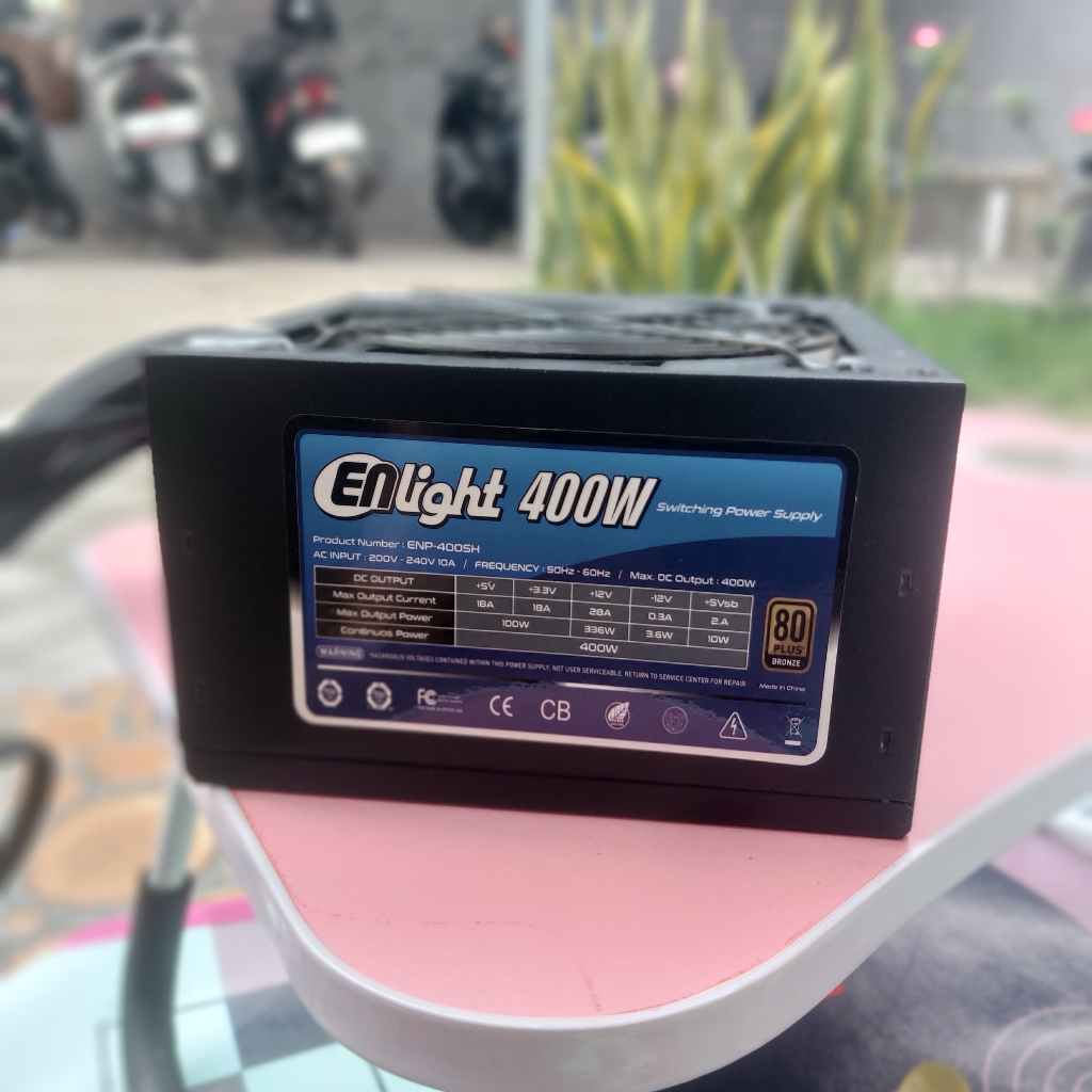 Jual PSU enlight 400w 80+ Bronze NORMAL | Shopee Indonesia