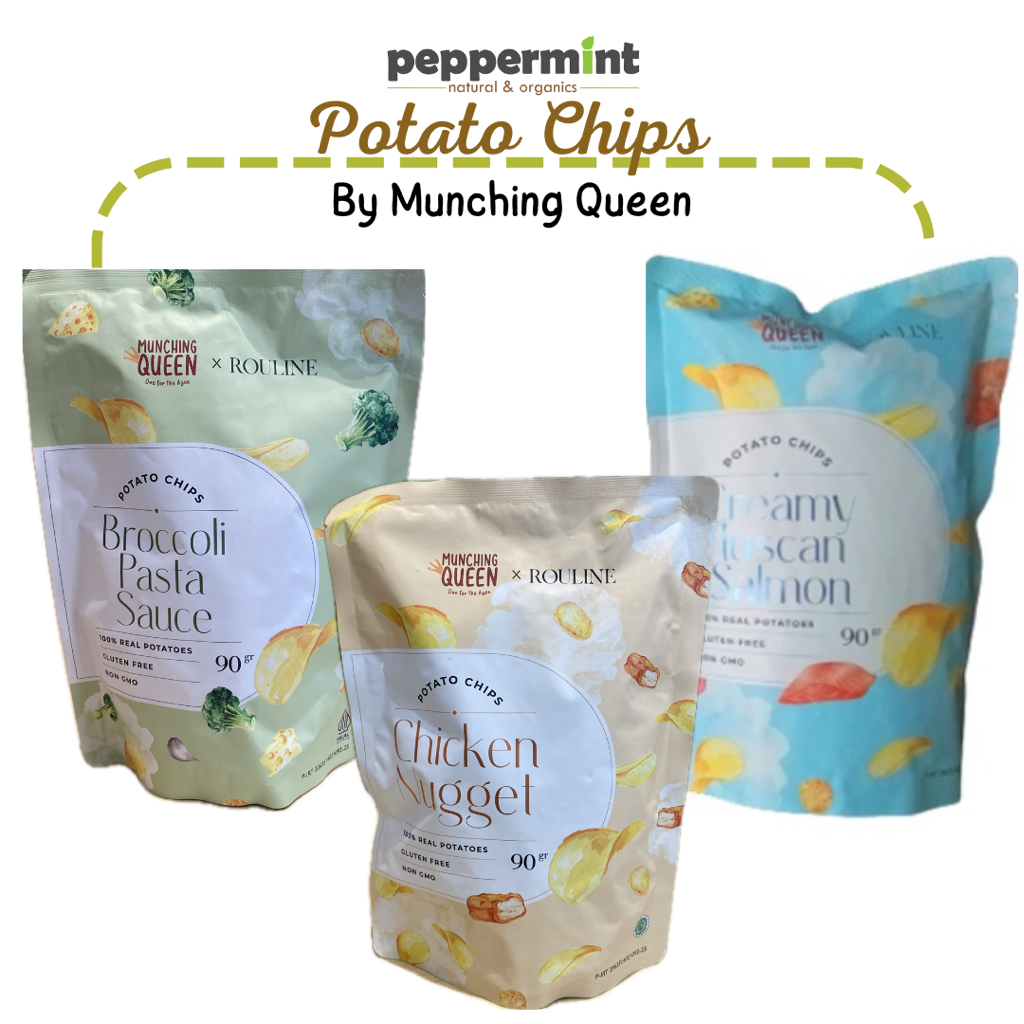 Jual Munching Queen Potato Chips (90 gr) / Camilan Sehat | Shopee Indonesia