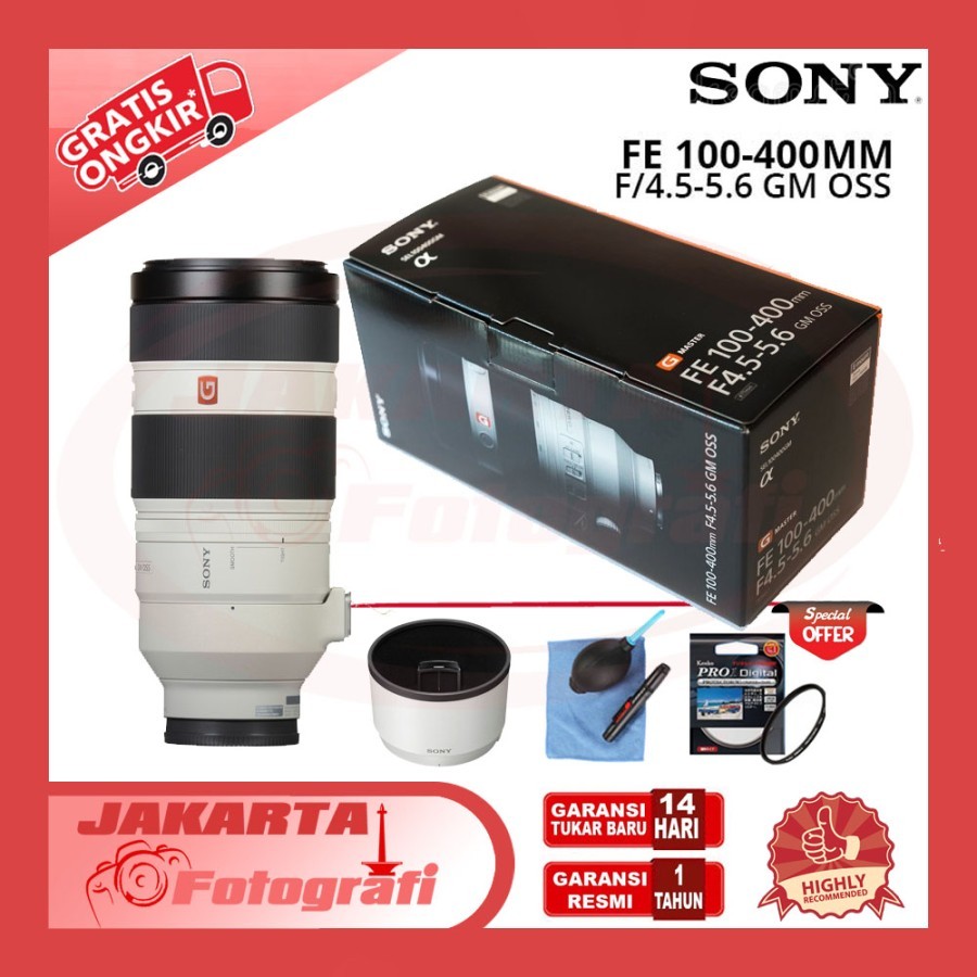 Jual Sony FE 100-400mm f4.5-5.6 GM OSS Lens | Shopee Indonesia