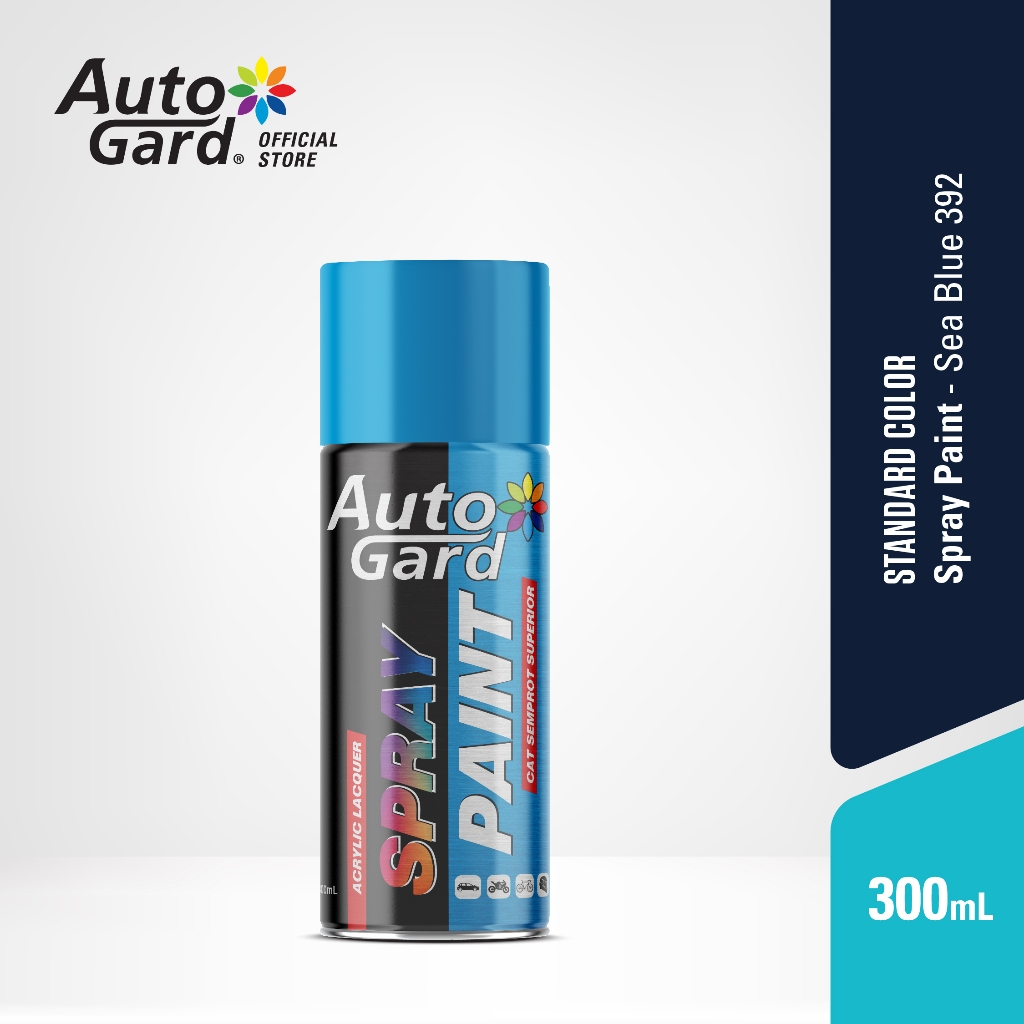 Jual AutoGard - Sea Blue AG-392 Cat Semprot Akrilik Biru Laut Mobil ...