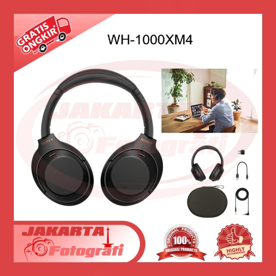 Jual Sony WH-1000XM4 Wireless Headphone WH1000XM4 WH1000 XM4 Sony WH-1000XM5 | Shopee Indonesia