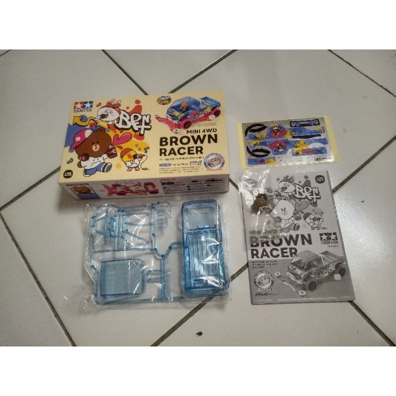 Jual Tamiya Mini 4wd Brown Racer (Body+decal+manual+box only) | Shopee ...