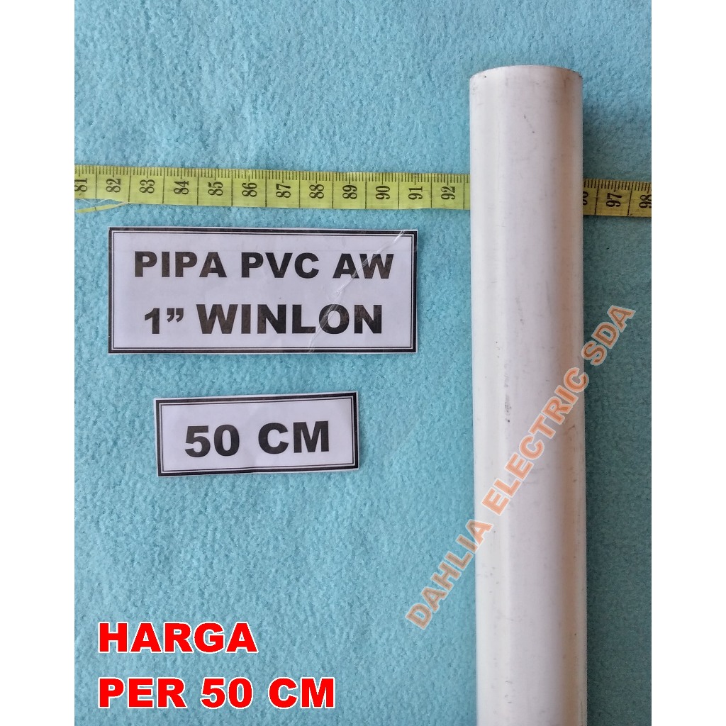 Jual Pipa PVC 1 INCH AW WINLON PUTIH 50CM | Shopee Indonesia