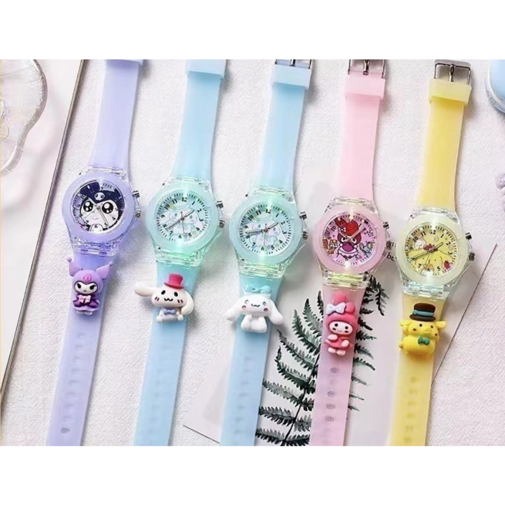 Jual [DK] JAM TANGAN ANAK KARAKTER DIGITAL LAMPU BANYAK WARNA LABUBU ...