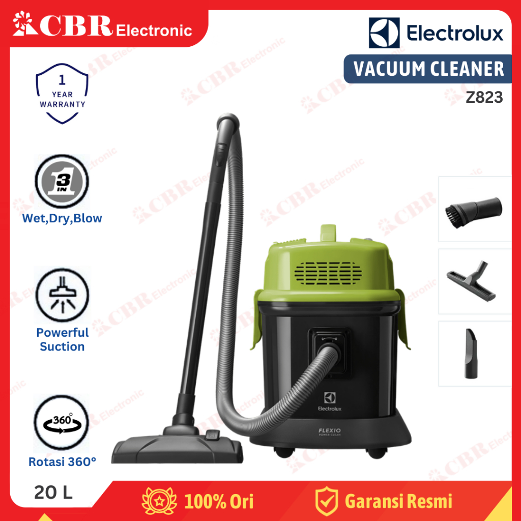Jual Vacuum Cleaner ELECTROLUX Z823 (Heavy Duty 20 L / Wet & Dry ...