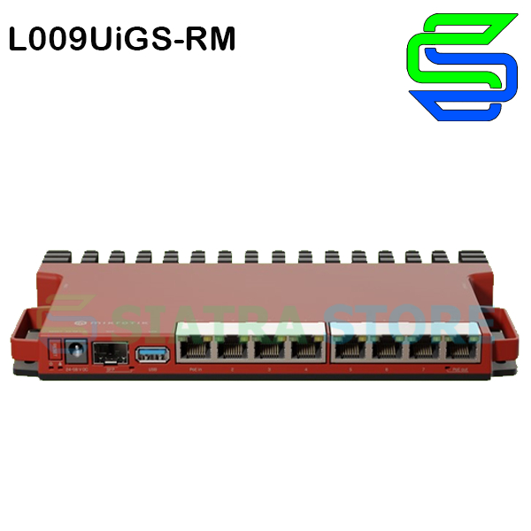 Jual Mikrotik L009UiGS-RM | Router 1 sfp 2.5G 8 port Gigabit support ...