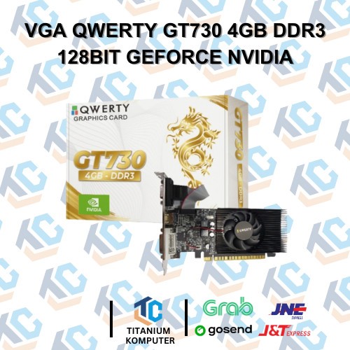 Jual VGA QWERTY GT730 4GB DDR3 128BIT GEFORCE NVIDIA | Shopee Indonesia