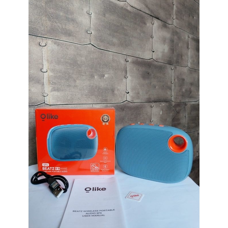 Jual OLIKE SF6 Beatz Speaker Wireles Bluetooth 5.3 Portable Audio Tf ...