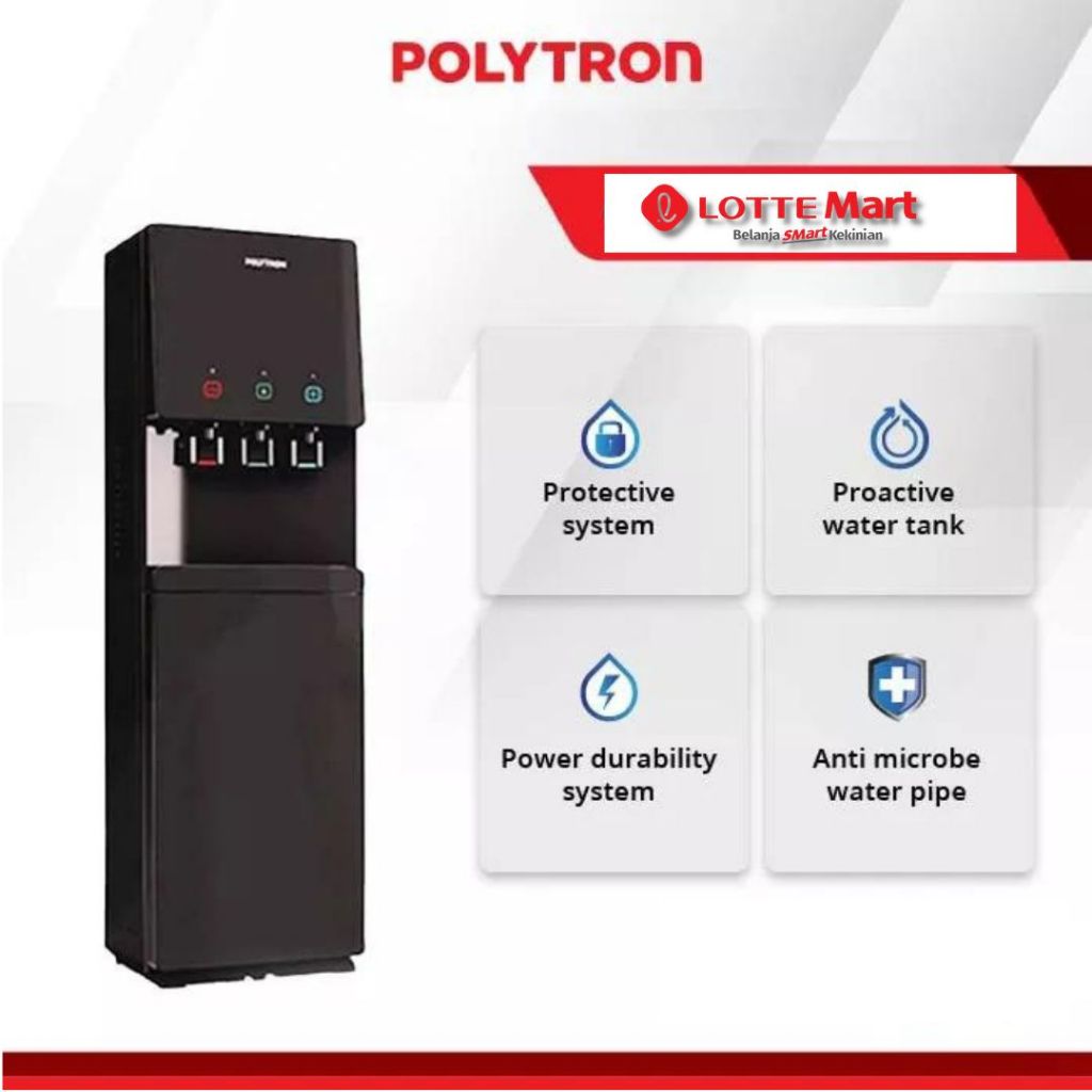Jual POLYTRON Dispenser Galon Bawah Hydra PWC 776 - Hitam | Shopee ...