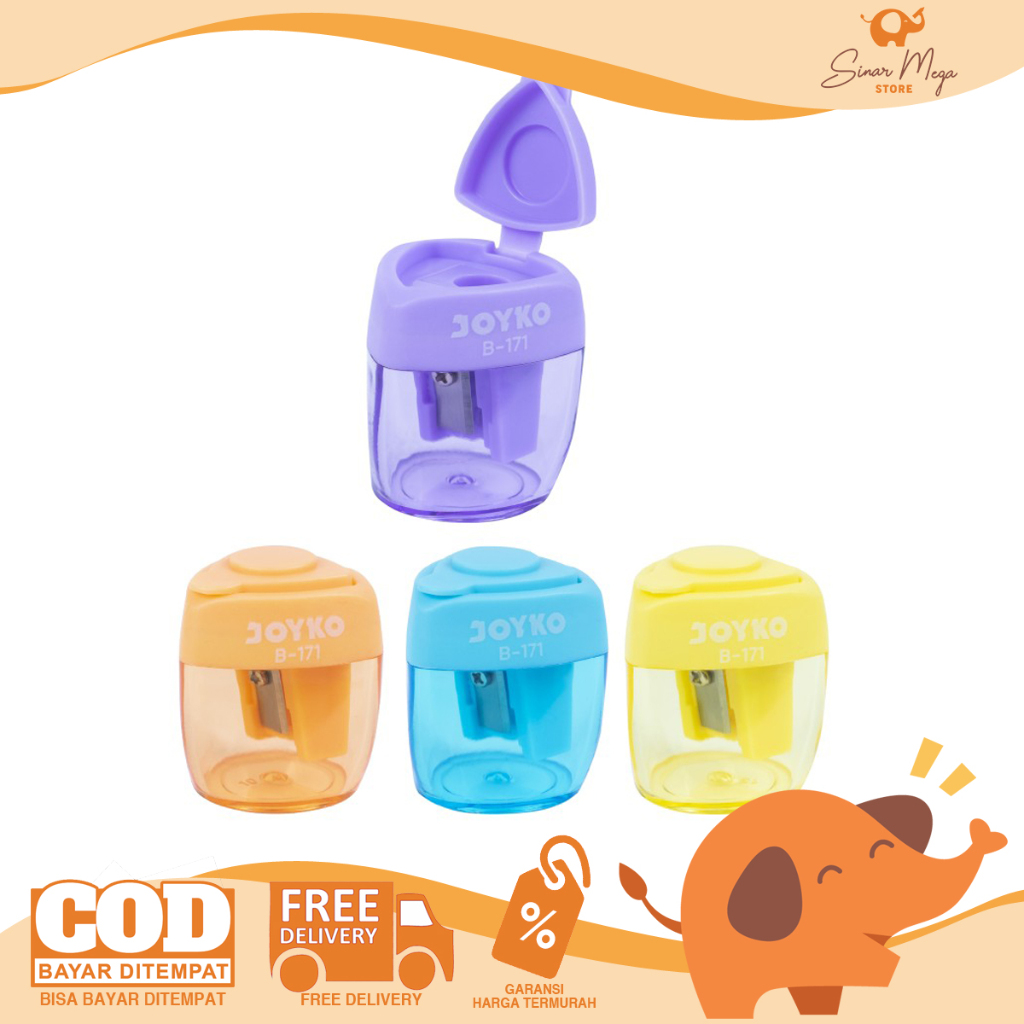Jual Joyko Serutan Sharpener B-171 / Rautan Peruncing Pensil | Shopee ...
