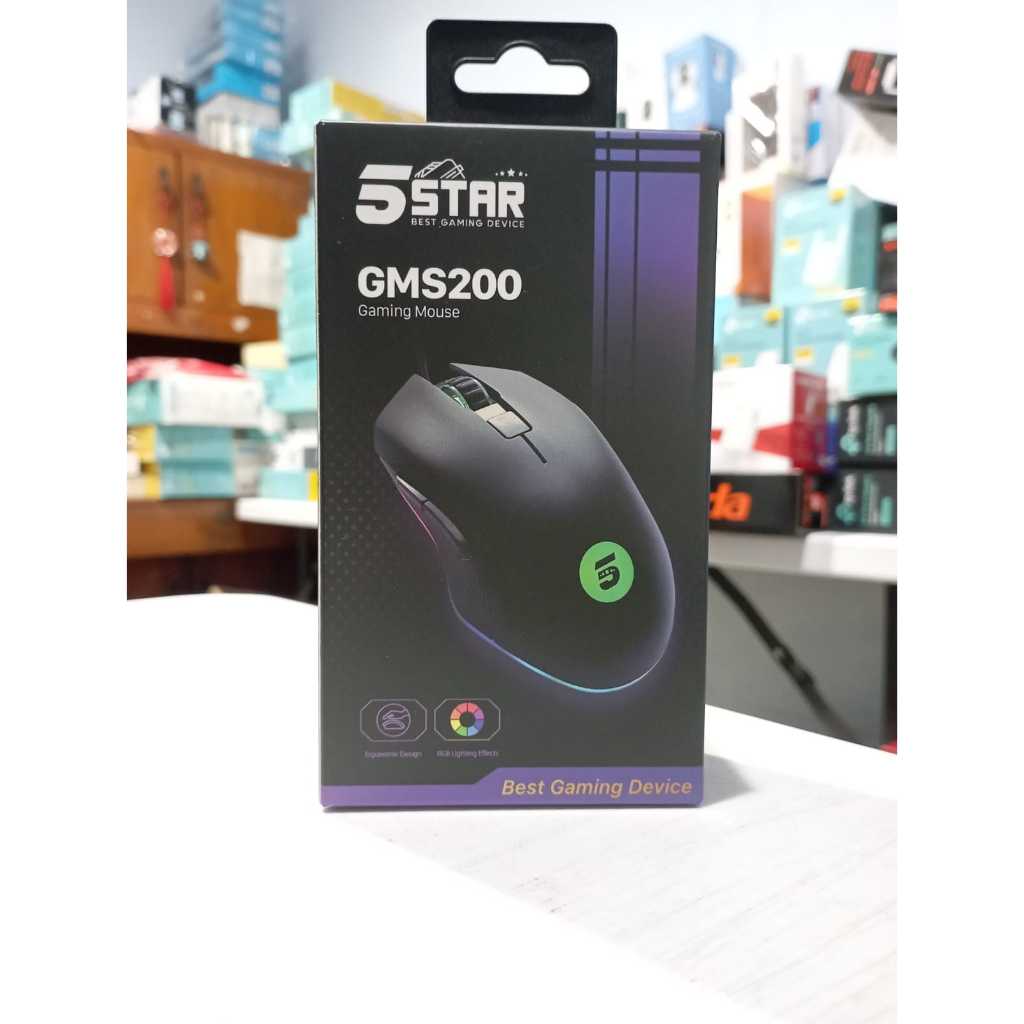 Jual 5STAR GMS200 RGB Wired Gaming Mouse | Shopee Indonesia