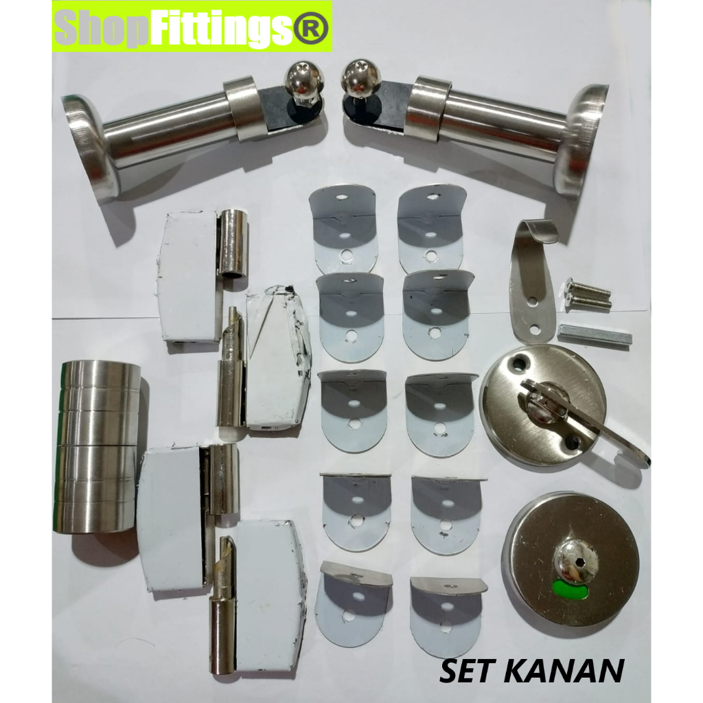 Jual Cubical Kaki Kubikal Toilet Partisi WC Stainless Cubicle Leg ...