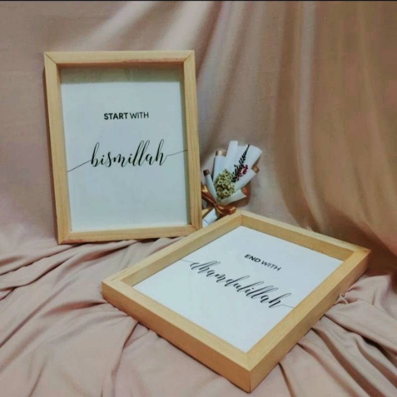 Jual Figura Kayu Jati Belanda Ukuran 10R Bingkai Frame Kayu Jati ...