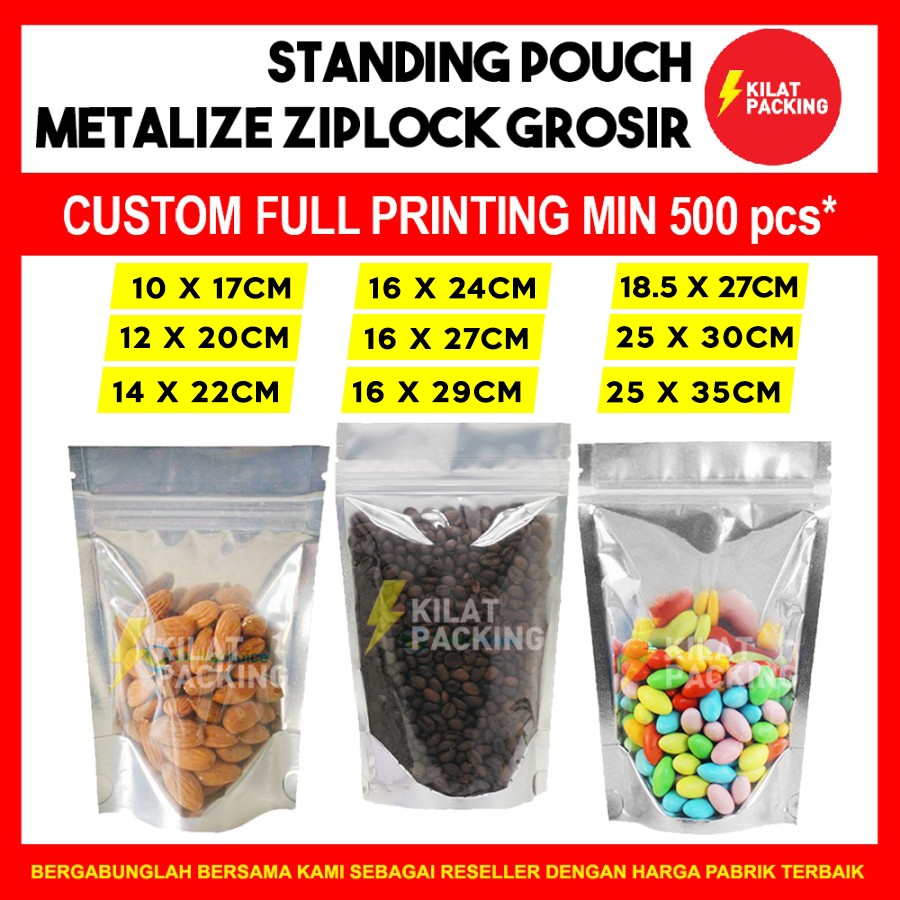 Jual STANDING POUCH TRANSMETZ VARIAN KOMBINASI TRANSPARAN / PLASTIK ...