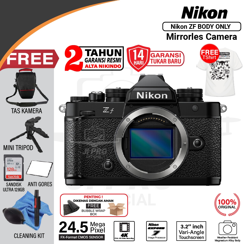 Jual Nikon ZF Body Only BO Kamera Mirrorless Z F Camera ZF Garansi ...