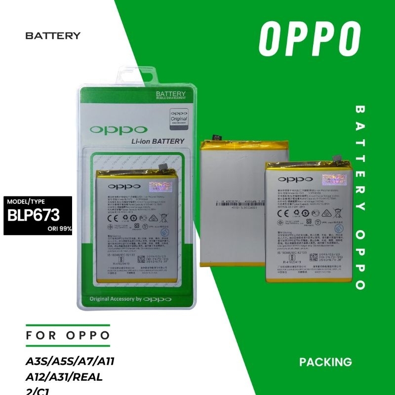 Jual Battery Baterai Oppo A3s / A5s / A7 / A12 / A31 / A11k / C1 ...