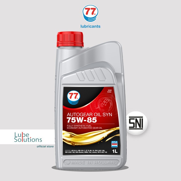 Jual 77 LUBRICANTS AUTOGEAR OIL SYN 75W-85 API GL 5 HYPOID BMW PORSCHE 1 LT | Shopee Indonesia