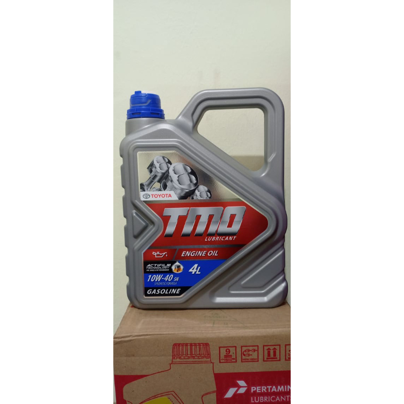 Jual Oli TMO Oli Mobil Toyota TMO 10w-40 API SN Synthetic 4 Liter (Galon) Original | Shopee ...
