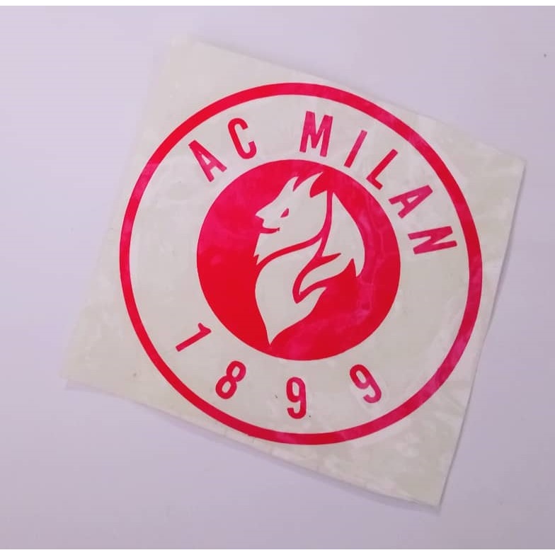 Jual Stiker Cutting Bulat Milanelo 1899 acm milan | Shopee Indonesia