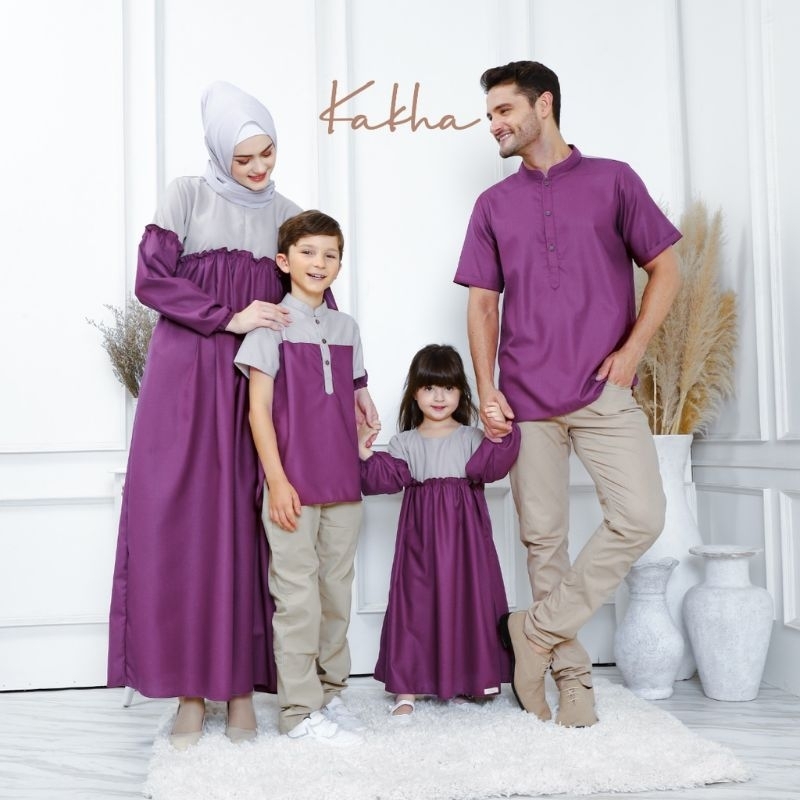 Jual COUPLE FAMILY SET/COUPLE KELUARGA TERBARU/COUPLE RAYA/HANNA/NATHAN/COUPLE AYAH IBU ANAK ...