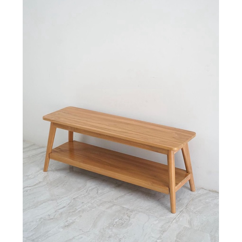 Jual bangku minimalis kayu jati bench wood natural bangku multifungsi ...