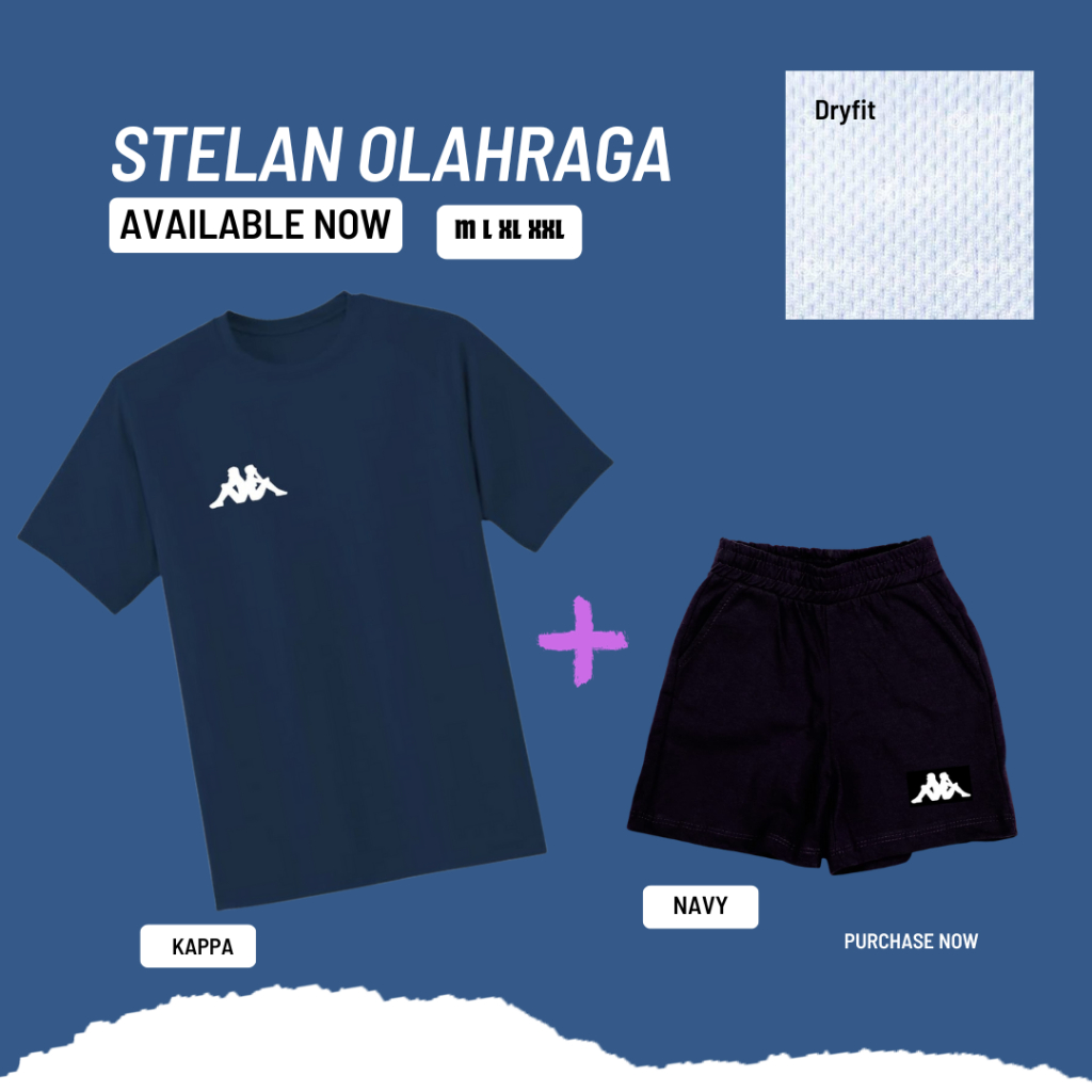 Jual Stelan olahraga polos v.9 dryfit pria wanita badminton mini soccer ...